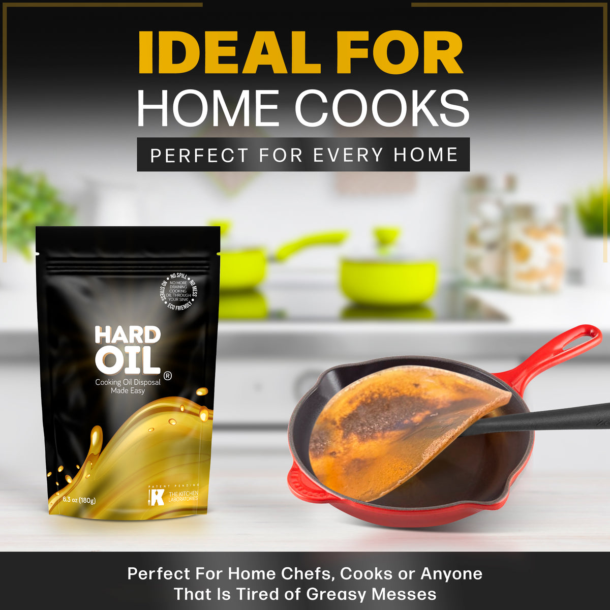HARD OIL® | Cooking Disposal Made Easy I Cooking Oil Solidifying ...